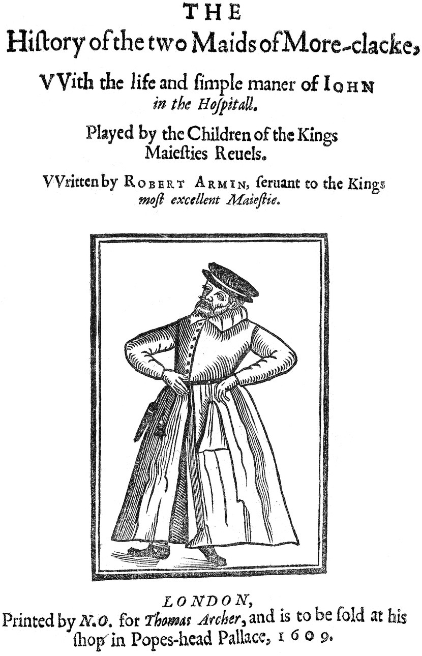 Robert Armin - Shakespeare's Theatre: A History