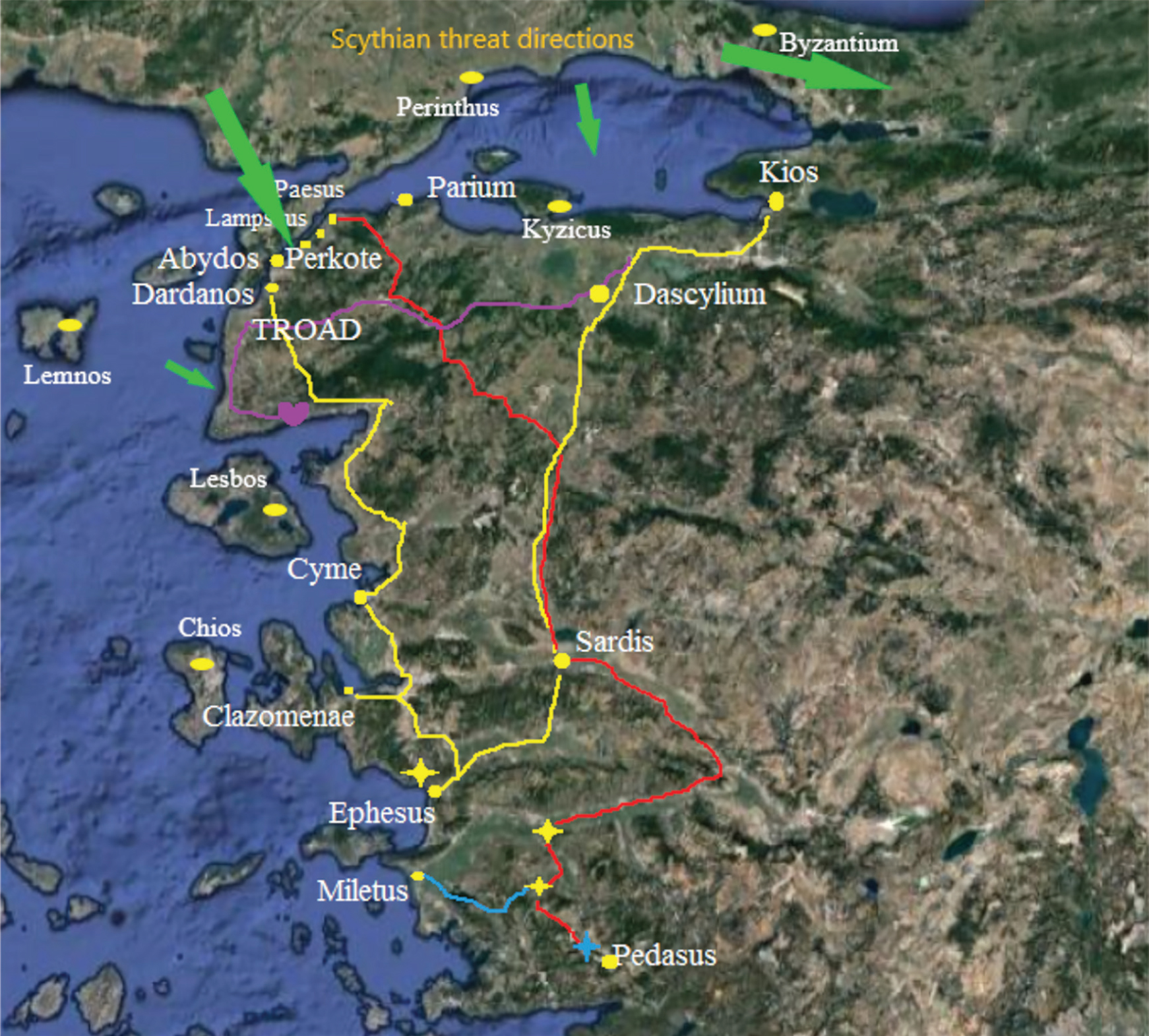 The Operations of the Ionian Revolt - The Rise of Persia and the First ...